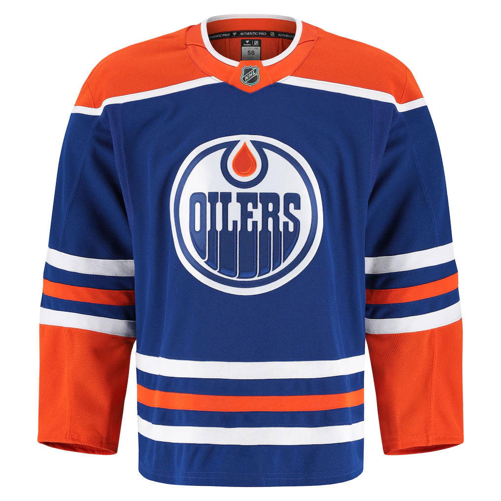 Edmonton Oilers Fanatics Authentic Pro Home Royal Jersey – Pro Am Sports