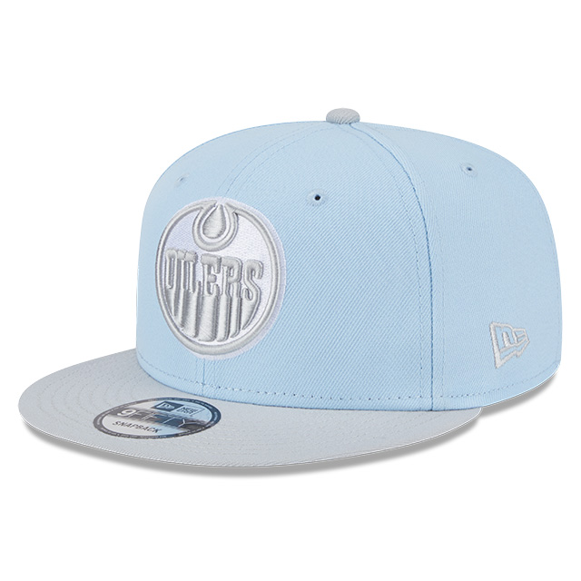 Edmonton Oilers New Era Color Pack Two Tone Glacial Blue / Grey 9FIFTY ...