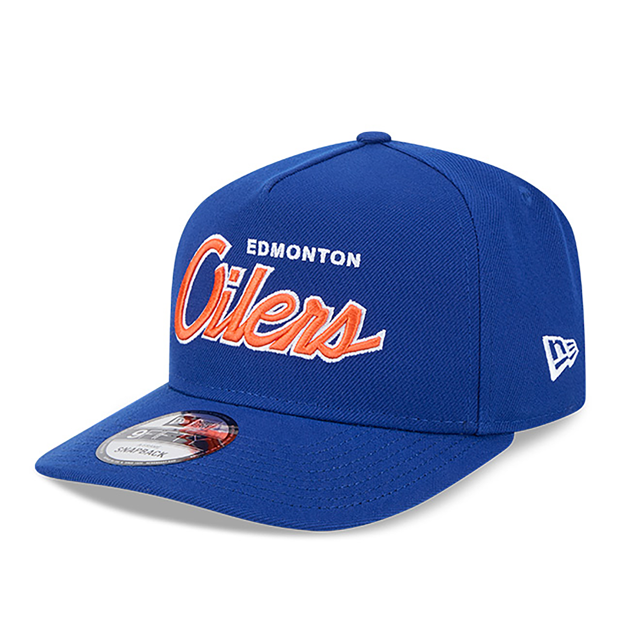 Edmonton Oilers New Era Script 9FIFTY A-Frame Snapback Hat – Pro Am Sports