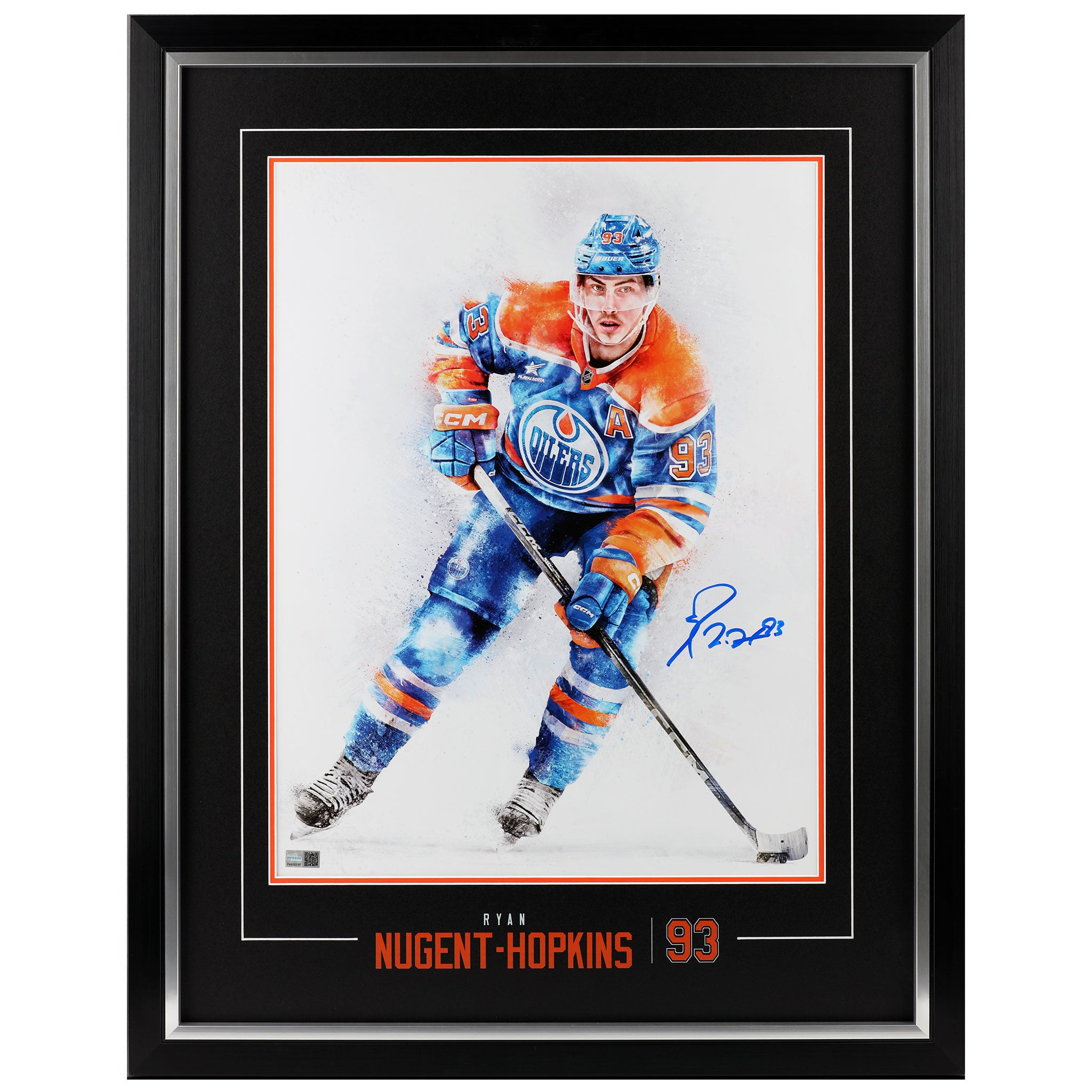 Framing Package for YOUR 24-25 Oilers Ryan Nugent-Hopkins Season Ticke ...