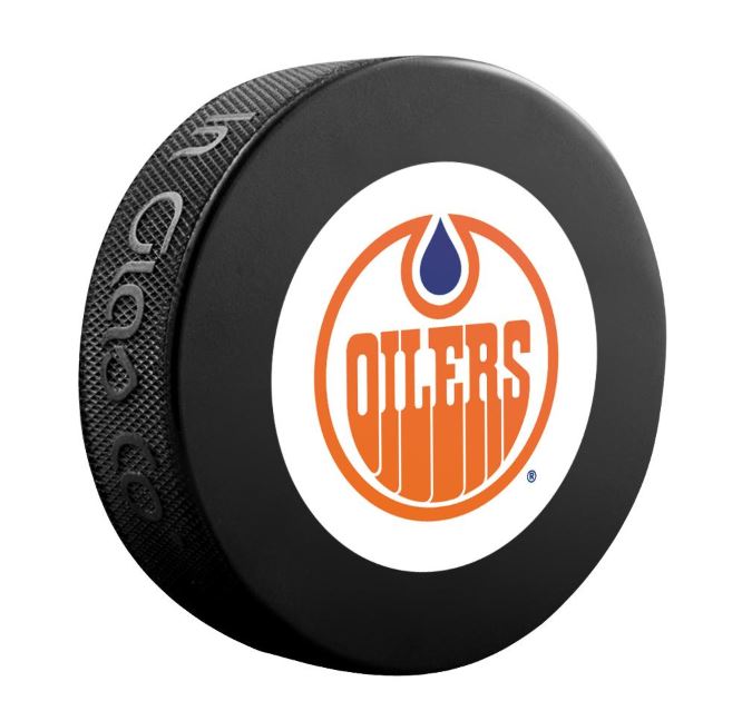 Edmonton Oilers 1978-79 Vintage Unsigned Puck – Pro Am Sports